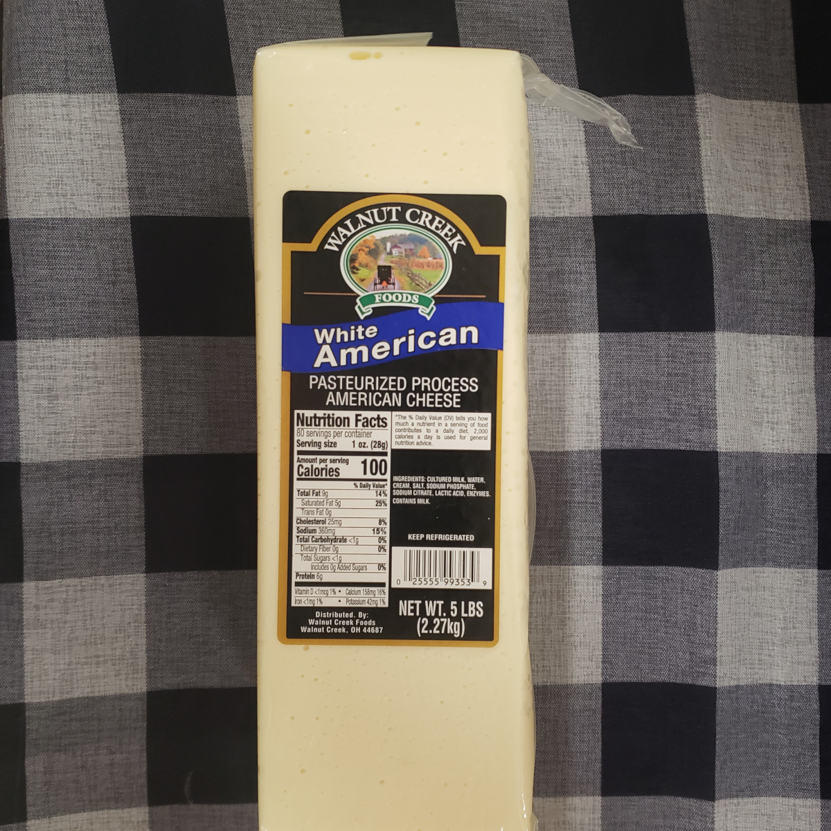 Walnut Creek White American Cheese | Troyer's Dutch Market